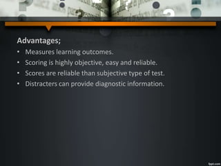 Objective Test Type | PPTX