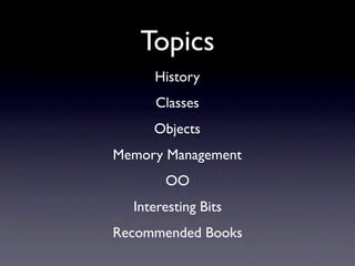 Objective c | KEY | Programming Languages | Computing