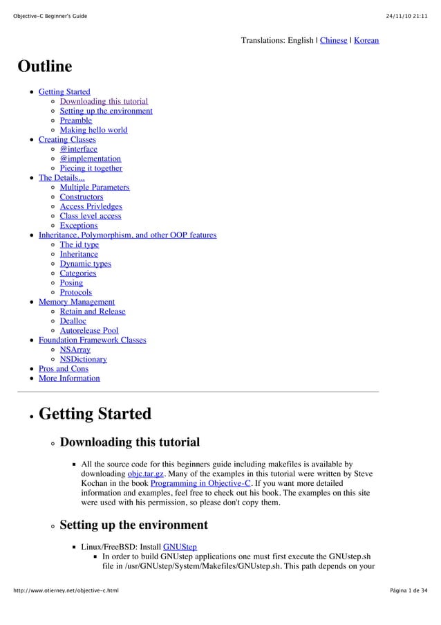 Objective c beginner's guide | PDF
