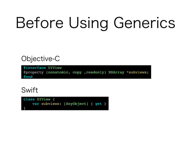 Objective-C Generics LT version | PDF | Programming Languages | Computing