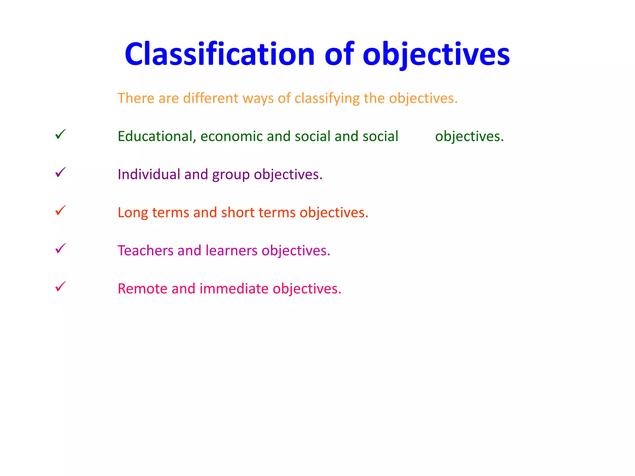 Objective concept | PPTX