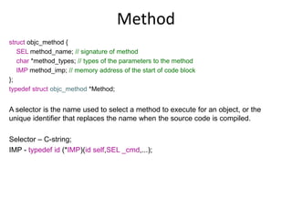 Objective-c Runtime | PPTX