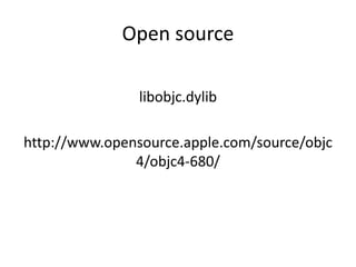 Objective-c Runtime | PPTX