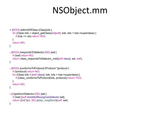 Objective-c Runtime | PPTX