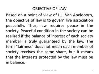 Objective of-law-(eng) | PPTX