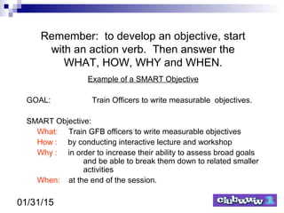 Objective Setting Workshop [1] | PPT | Resume Writing and Advice | Job ...
