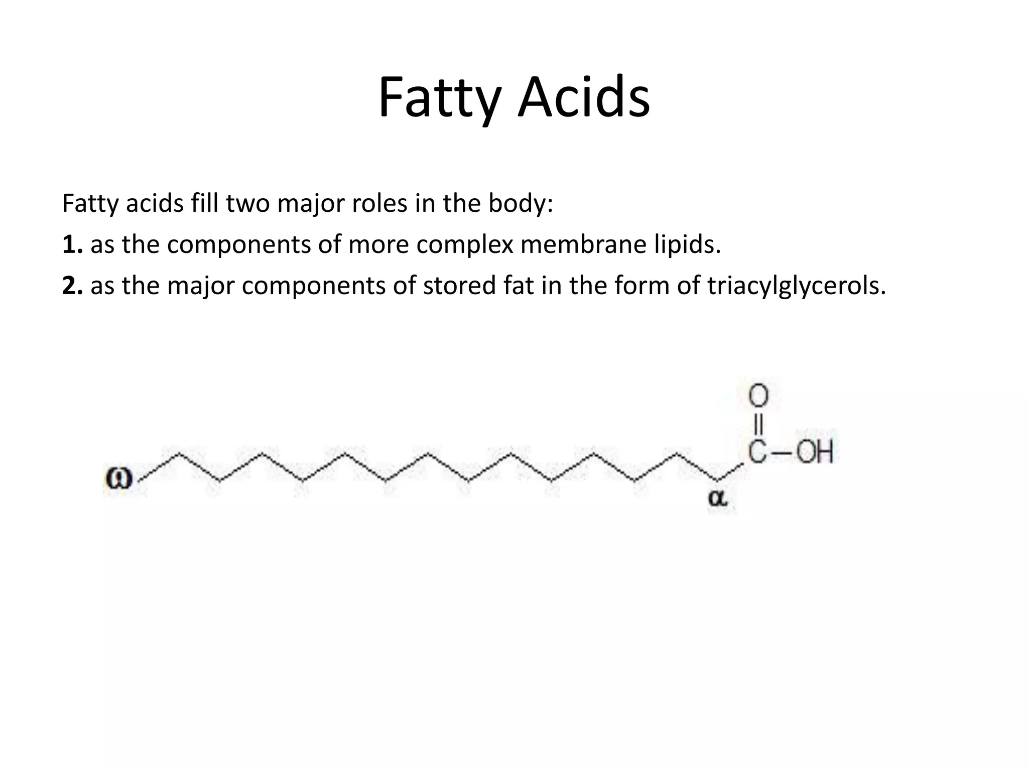 Objective 6: basic functions and properties of lipids | PPTX