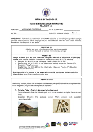Objective 9 & 10 -TRF Form.docx