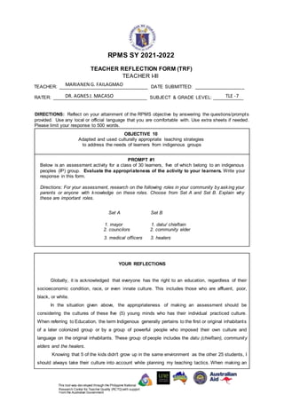 Objective 9 & 10 -TRF Form.docx