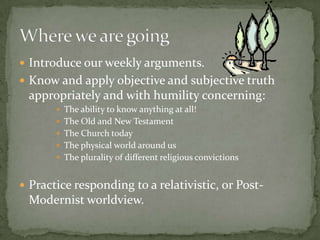 Lesson 2: Objective and subjective | PPTX | Christianity | Religion ...