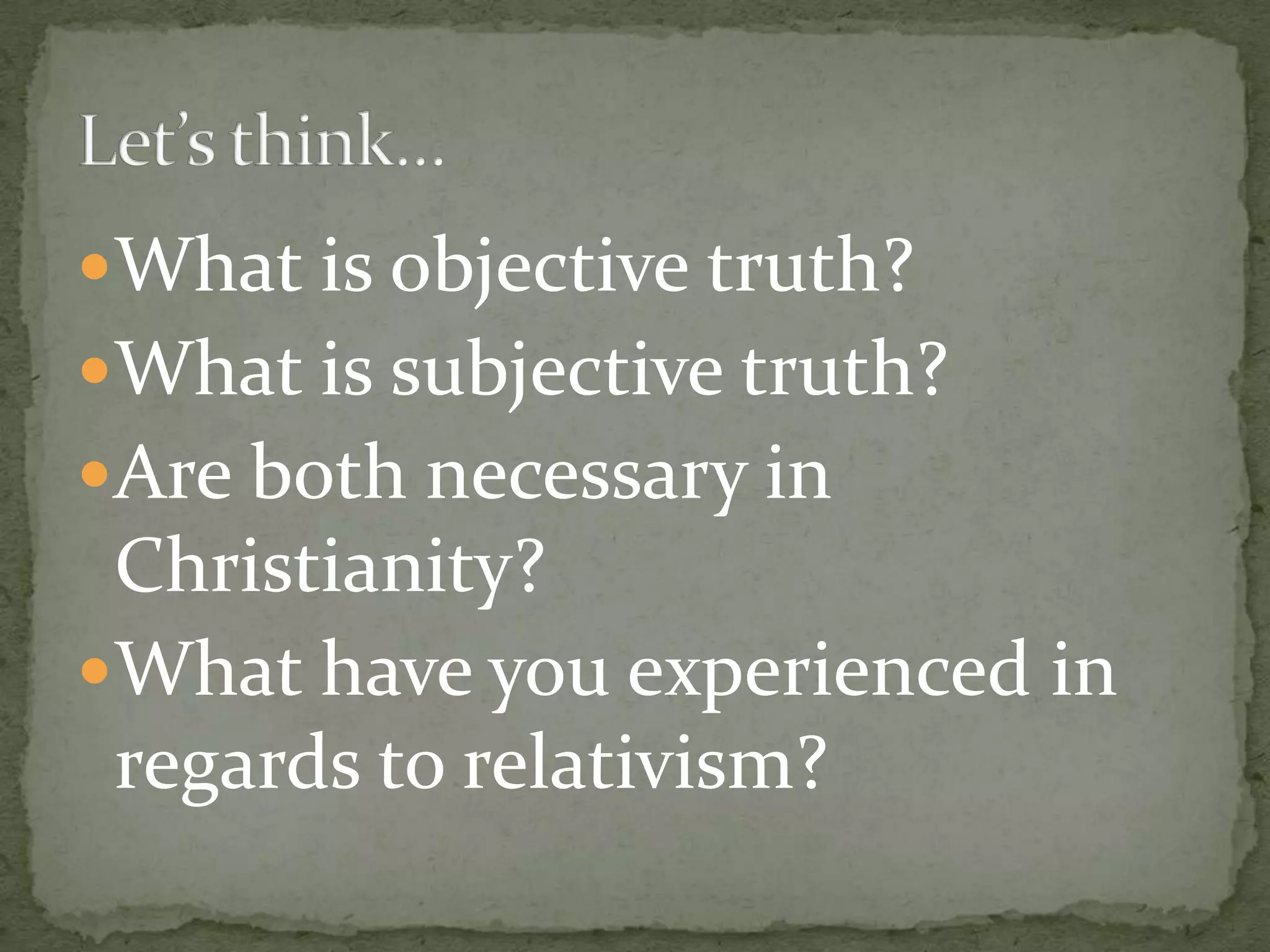 Lesson 2: Objective and subjective | PPTX