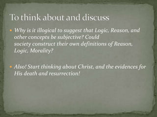 Lesson 2: Objective and subjective | PPTX