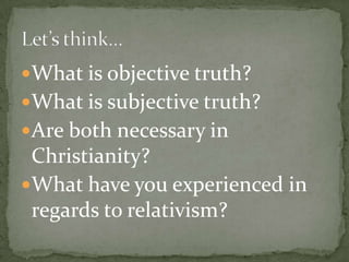 Lesson 2: Objective and subjective | PPTX