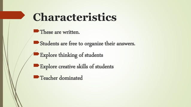 Objective and subjective type test | PPT