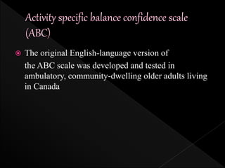 Objective Assessment of Postural Control.pptx