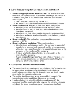 Objectives of Auditing Features of Auditing | DOCX