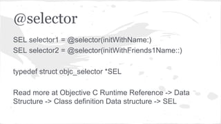 Objective-C Runtime overview | PPT