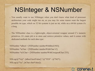 Objective c slide I | PPTX | Operating Systems | Computer Software and Applications