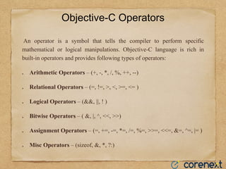 Objective c slide I | PPTX | Operating Systems | Computer Software and ...