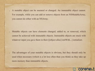 Objective c slide I | PPTX | Operating Systems | Computer Software and Applications