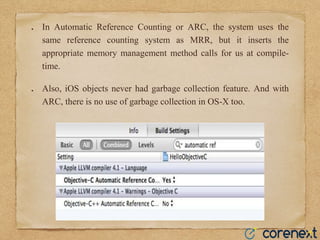 Objective c slide I | PPTX | Operating Systems | Computer Software and ...