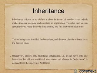 Objective c slide I | PPTX | Operating Systems | Computer Software and ...