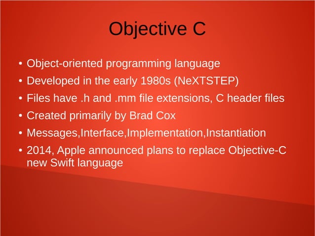 Objectivec vs swift | PPT