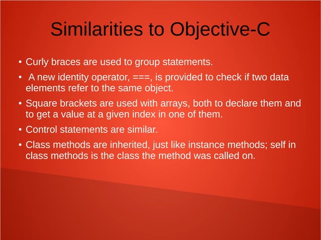 Objectivec vs swift | PPT