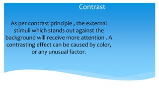 Objective factors influencing Perception | PPTX