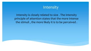 Objective factors influencing Perception | PPTX