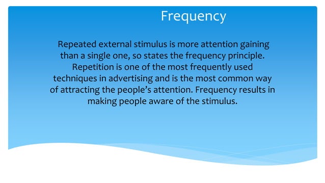 Objective factors influencing Perception | PPTX | Science
