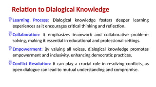 Objective Knowledge, Subjective Knowledge, Contextual Knowledge ...