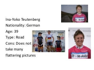 Objectively good looking cyclists, part 2 | PPTX
