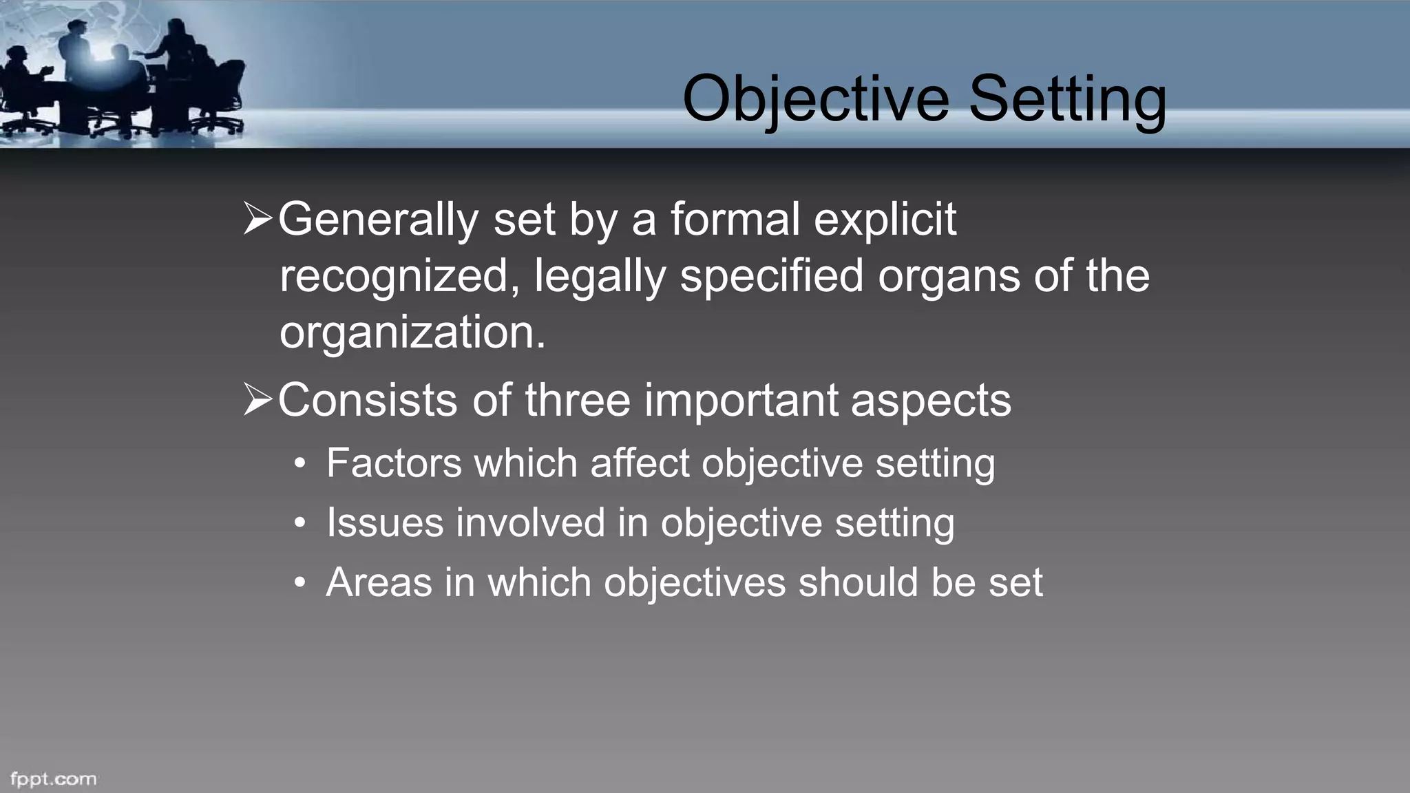 Objective, mission, philosophy | PPTX