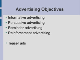 Objective of adv | PPT