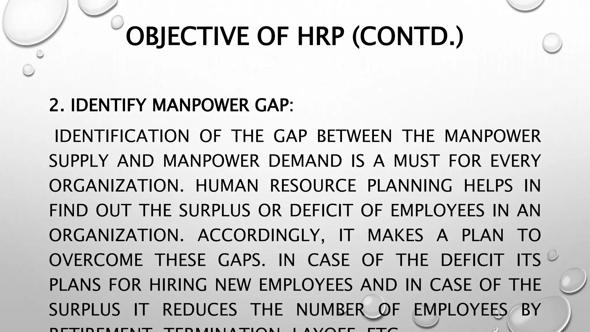 Objective of HRP | PPTX
