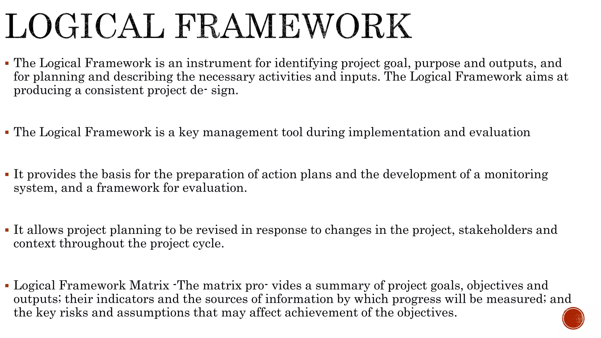 Objective Oriented Project Planning | PPTX