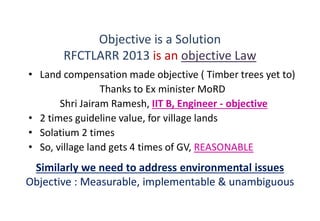 Objective Policies, Laws & Guidelines that will reduce litigation by RP ...
