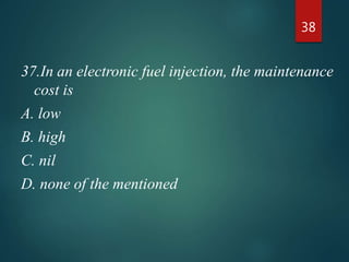 Objective question - automobile engineering -part | PPTX