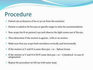 Objective refraction | PPTX