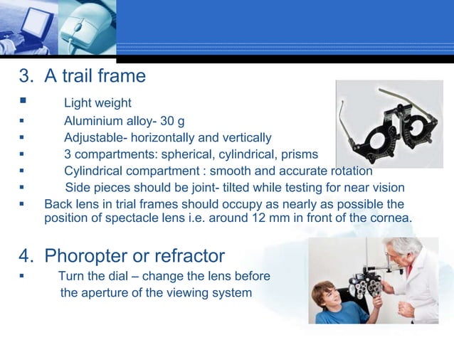 Objective refraction | PPTX | Eye and Vision Conditions | Diseases and ...