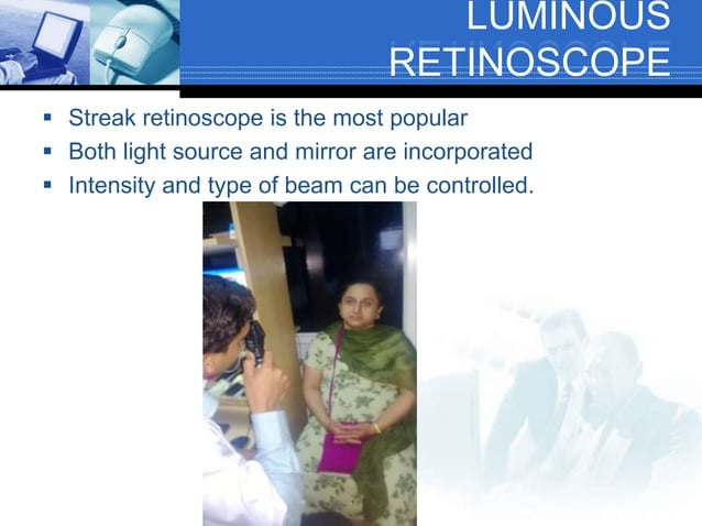 Objective refraction | PPTX | Eye and Vision Conditions | Diseases and ...