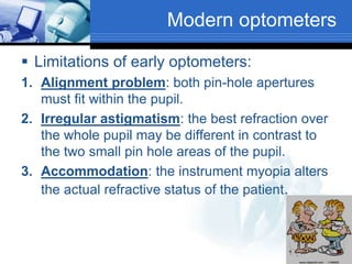 Objective refraction | PPTX