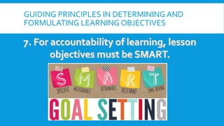 Objective-Related Principles of Teaching | PPT