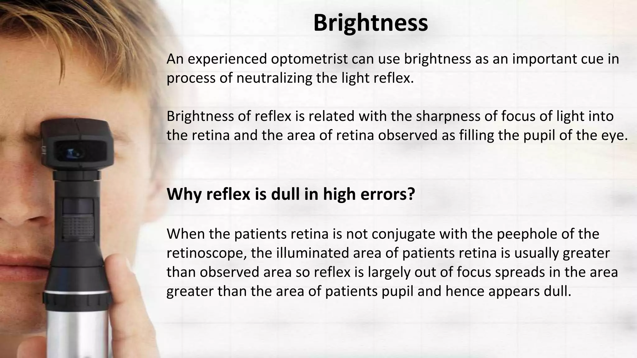 Objective retinoscopy | PPTX