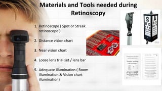 Objective retinoscopy | PPTX