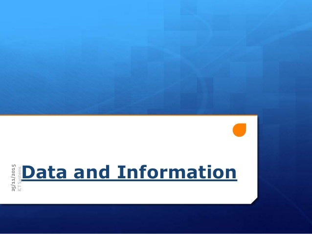 Data Information