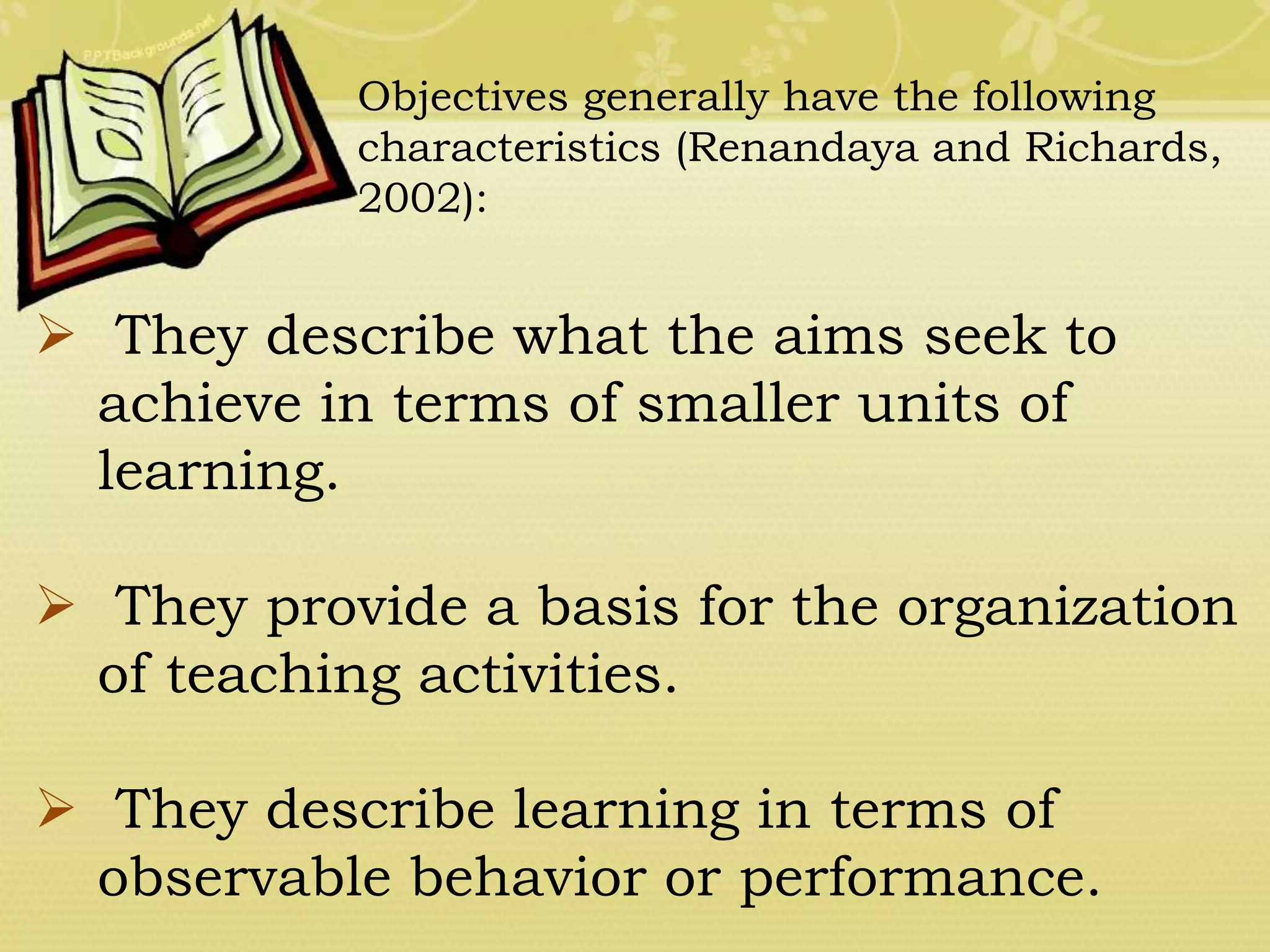 Objectives | PPT