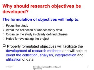 The research objectives for PowerPoint pttx 1111 | PPTX | Educational ...