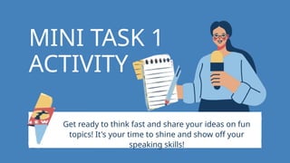 IMPROMPTU SPEECH POWERPOINT PRESENTATION | PPTX